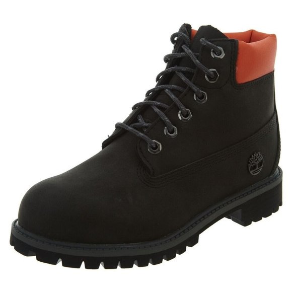 Timberland | Shoes | Timberland Tbaruc Boys Black Leather 6inch ...